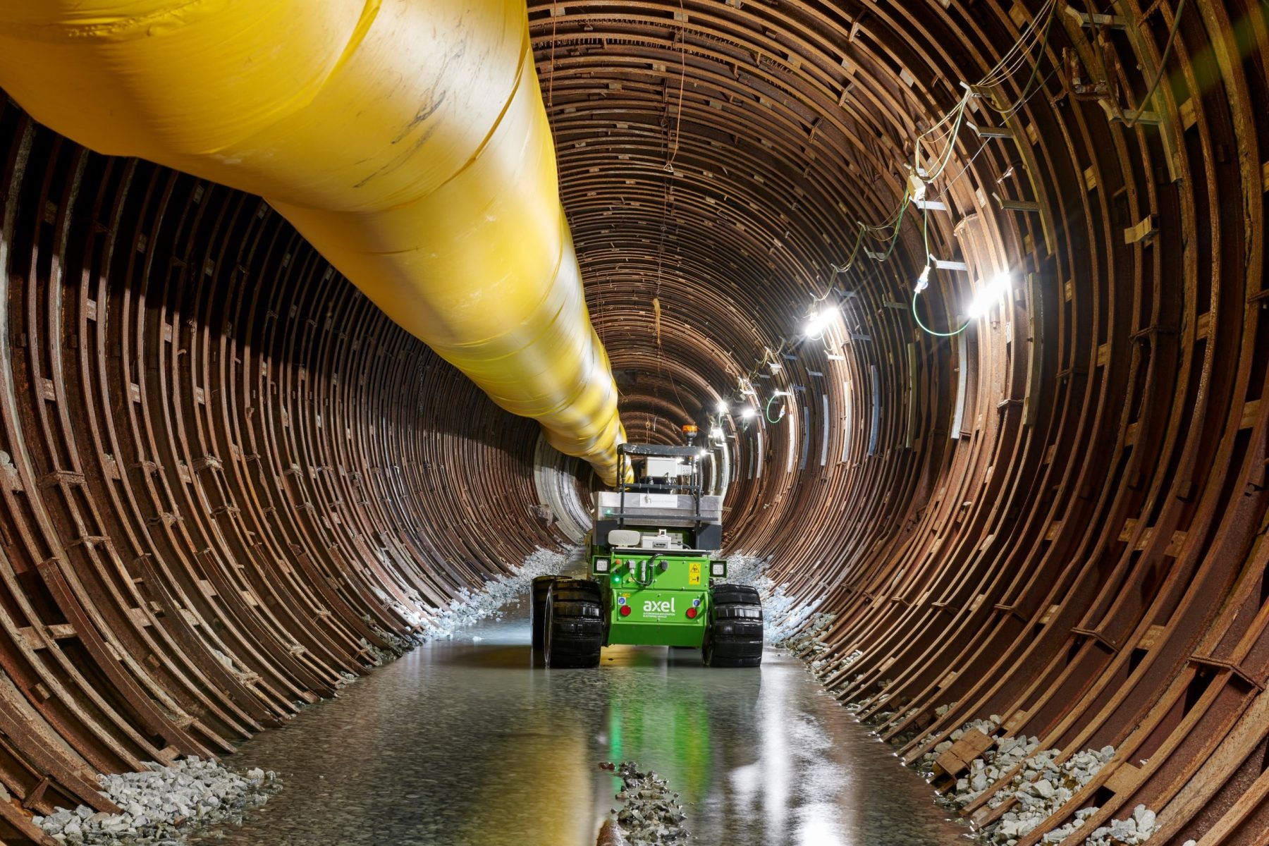 World first remote-controlled tunnel inspecting robot deployed on high-speed rail project | New ...