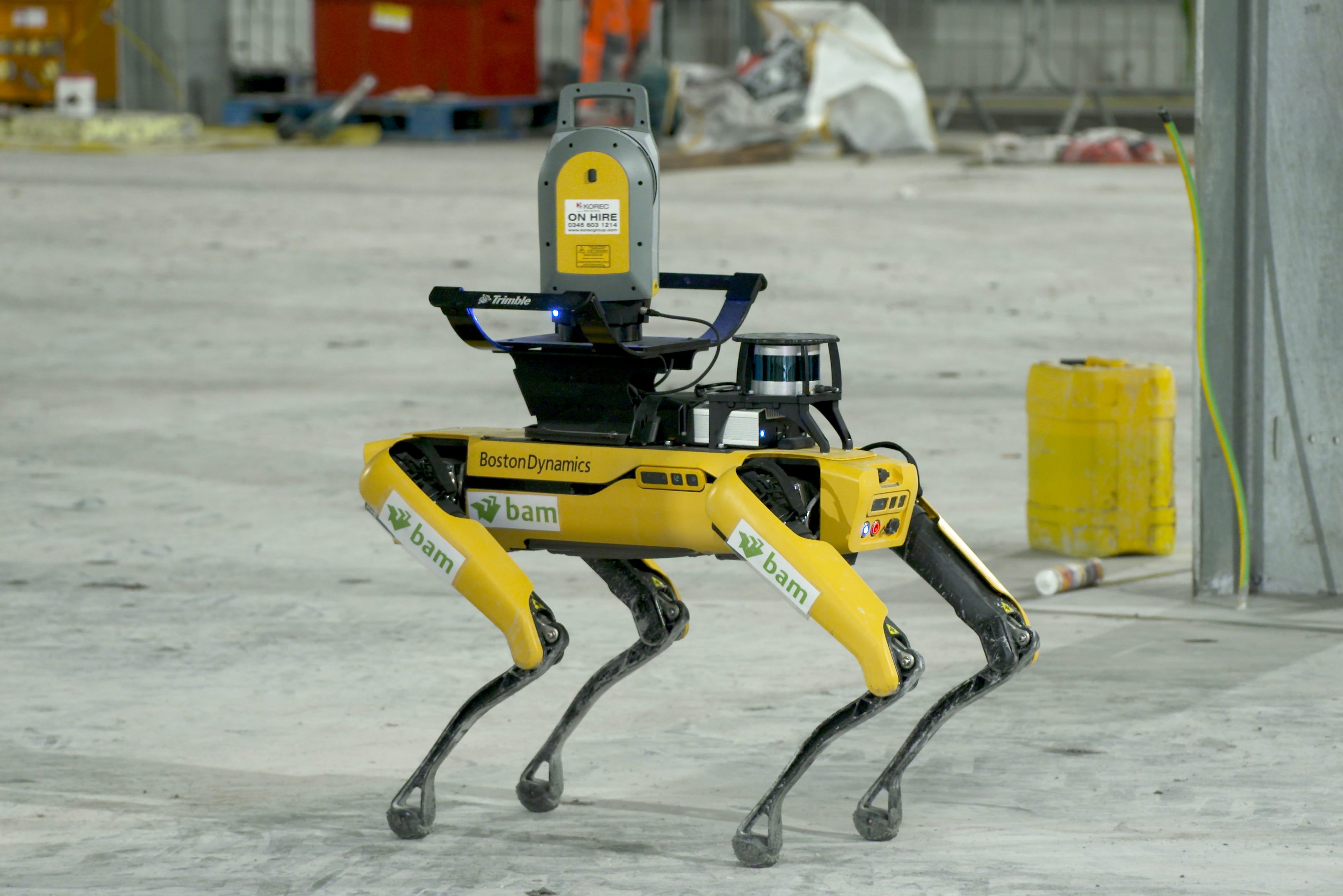Bam deploys robot dog for surveying work | New Civil Engineer