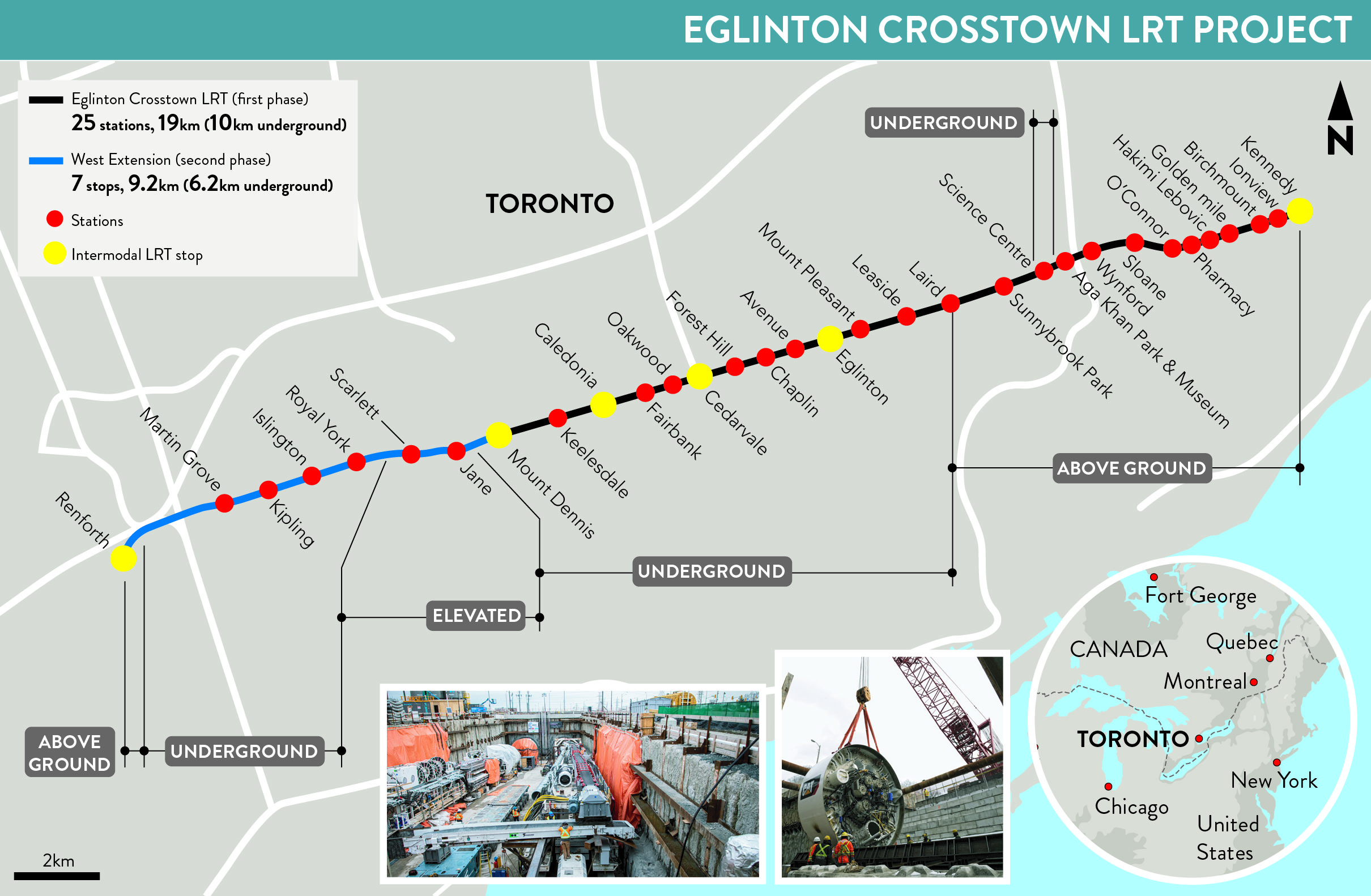 Future of Tunnelling | New underground routes for Toronto's light rail ...