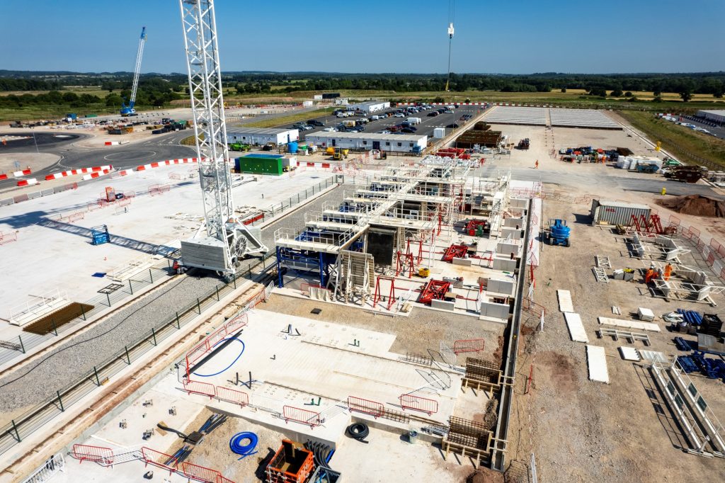HS2's precast factory takes shape in Warwickshire | New Civil Engineer
