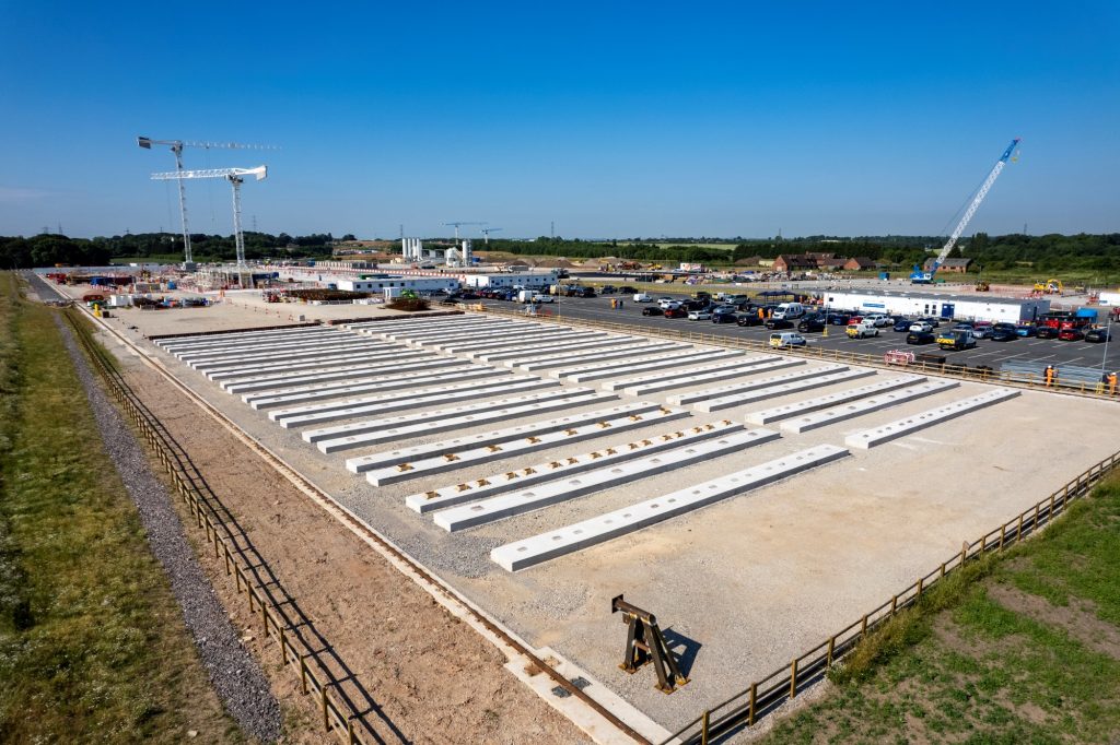 HS2's precast factory takes shape in Warwickshire | New Civil Engineer