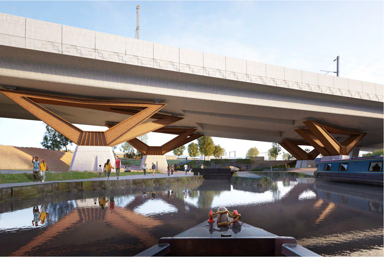 HS2 | Detailed designs for Birmingham forked viaduct revealed | New ...