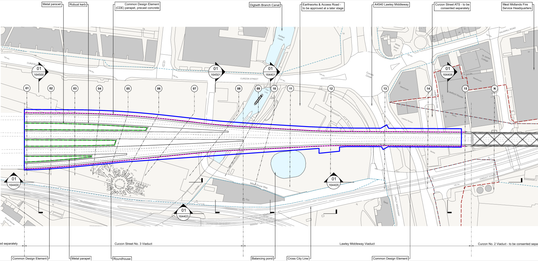 HS2 | Detailed designs for Birmingham forked viaduct revealed | New ...
