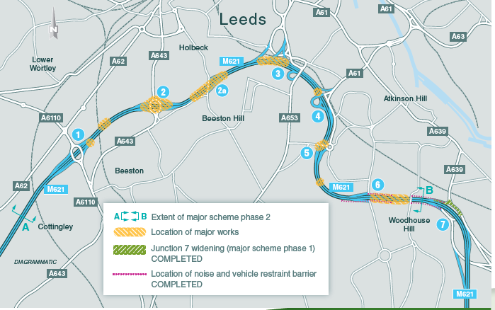 Keltbray awarded £50M contract to upgrade M621 | New Civil Engineer