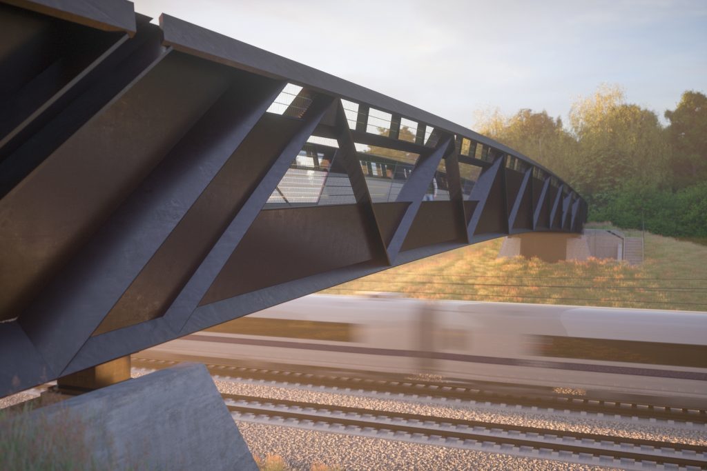 Adjustable steel bridges to carry people over 360km/h HS2 trains | New ...