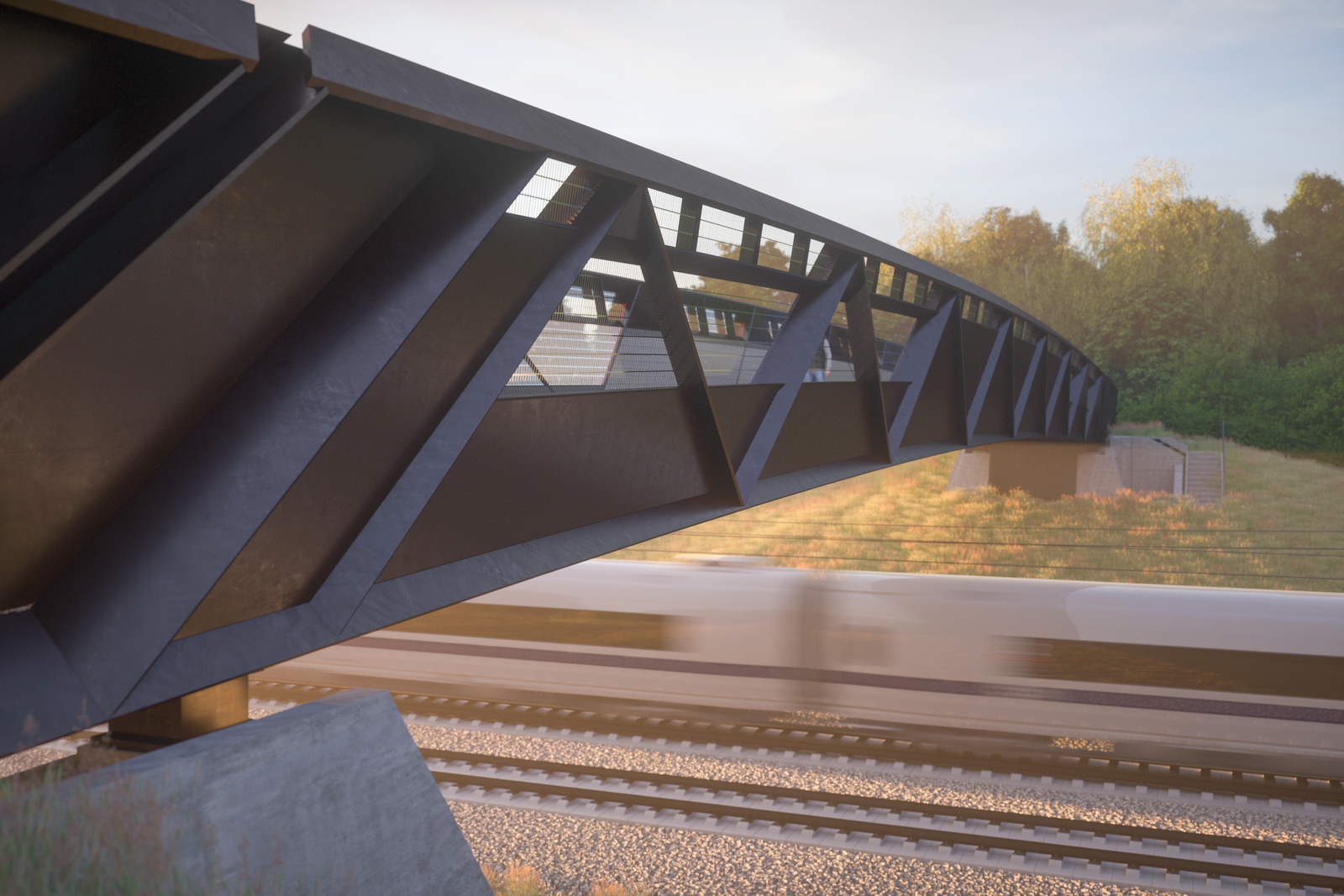 Adjustable steel bridges to carry people over 360km/h HS2 trains | New ...