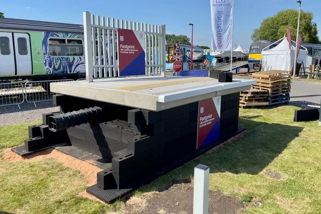 Arcadis designs modular rail platform from recycled rubber | New Civil ...