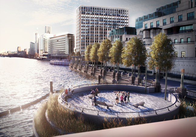 Tideway puts concrete lid on shaft ahead of regeneration project | New ...