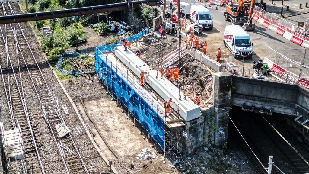 Bam Nuttall begins construction of new Glasgow bridge | New Civil Engineer