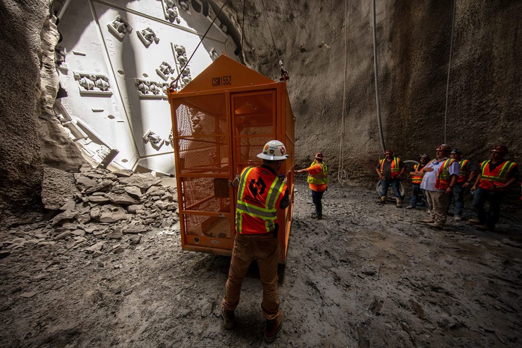 World largest variable diameter TBM breaks through on Dallas flood ...
