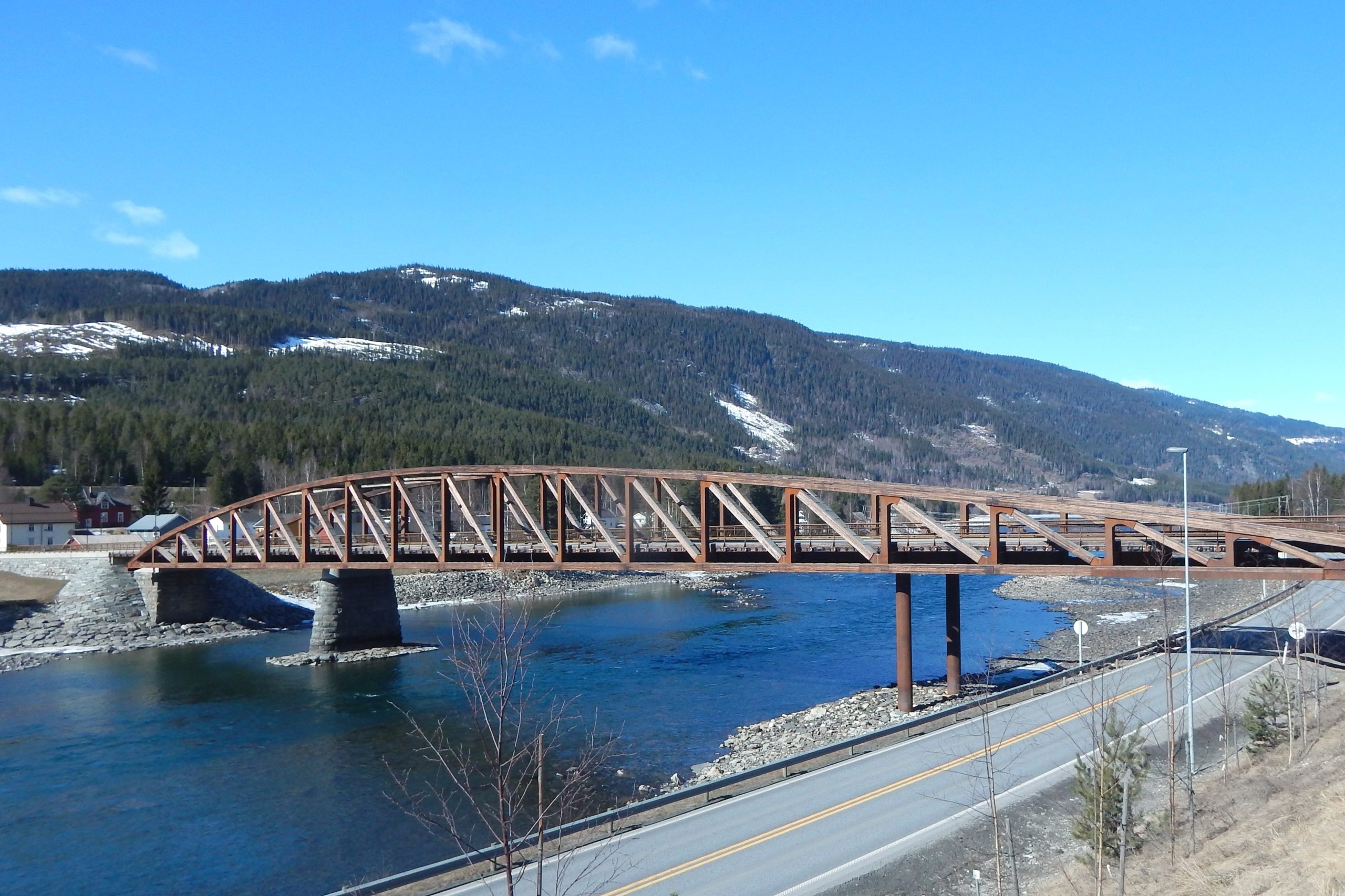 Timber bridge in Norway 'built to last 100 years' collapses after a ...