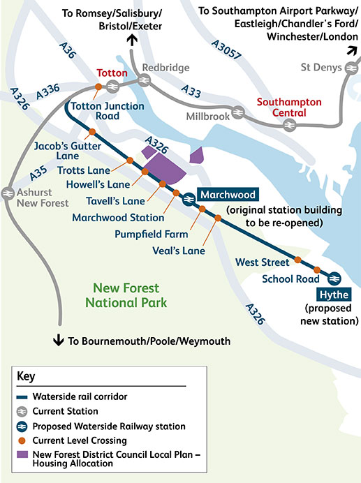 Consultation launched on restoring Hampshire rail route for passenger ...
