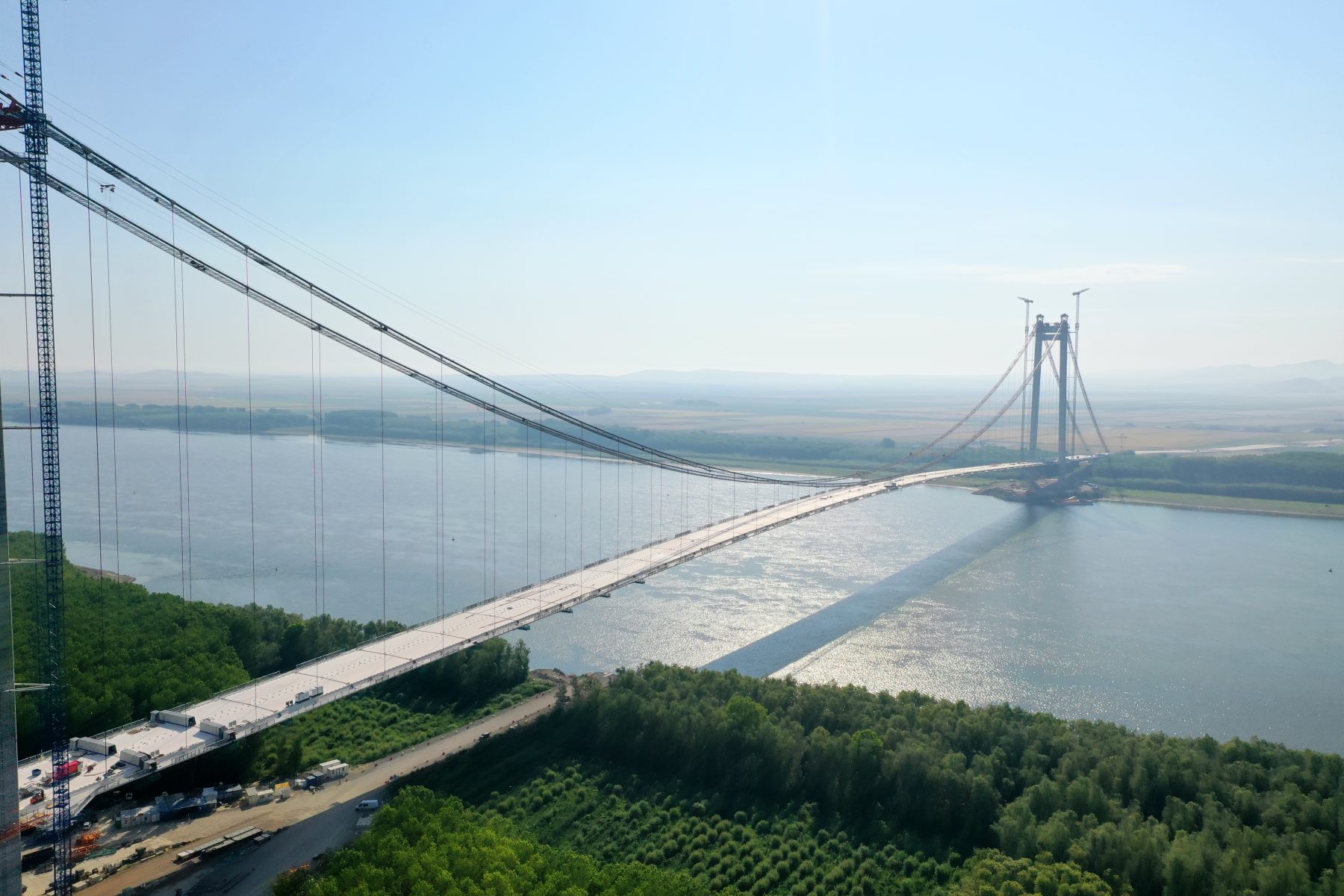 Second longest suspension bridge in Europe nears completion | New Civil ...