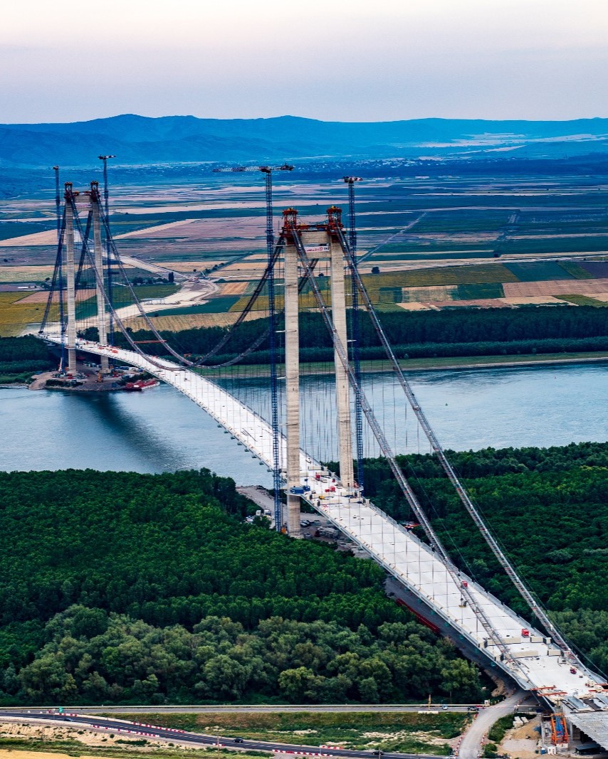 Second longest suspension bridge in Europe nears completion | New Civil ...