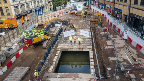 Cardiff redevelopment project sees historic canal uncovered for first ...