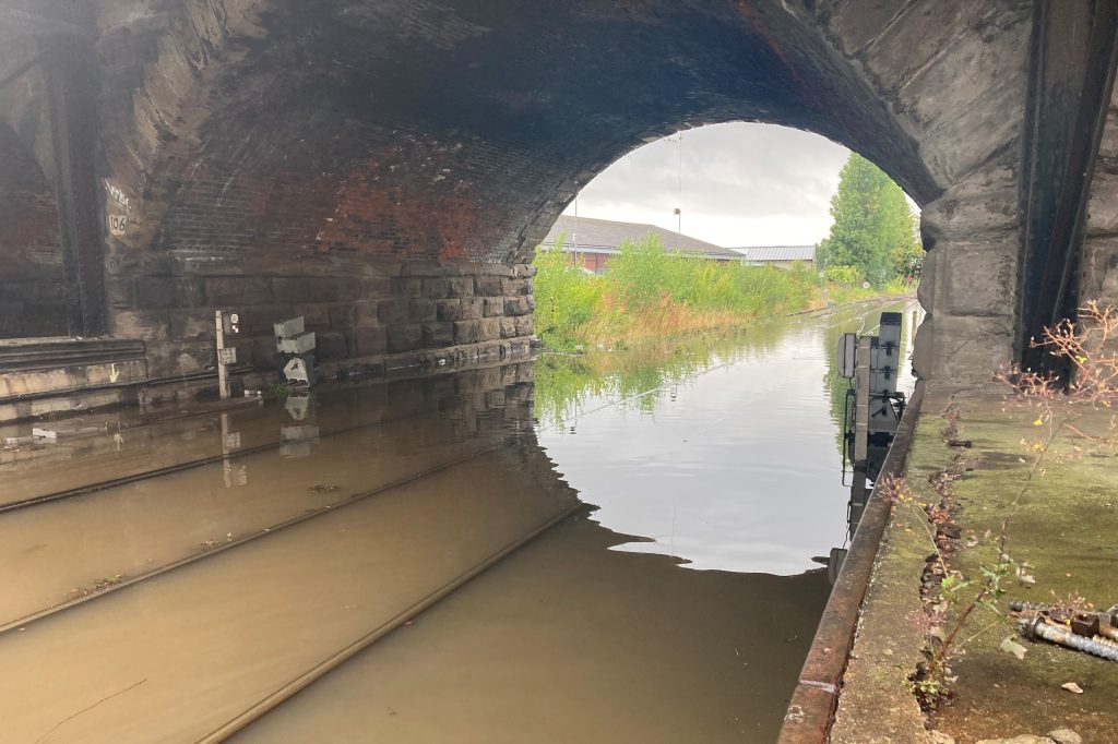 Flooded tracks cause rail chaos in Scotland | New Civil Engineer
