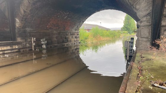 Flooded tracks cause rail chaos in Scotland | New Civil Engineer