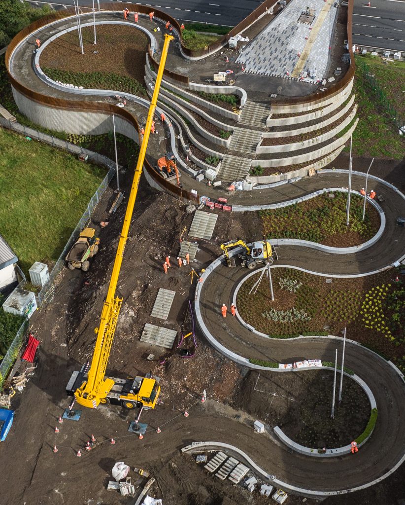 Bam installs UK's largest 3D printed concrete structure | New Civil ...