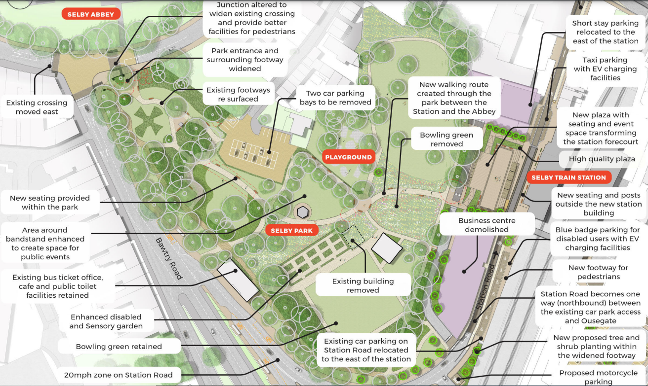 Council gives unanimous approval to £23M Selby Station Gateway project ...