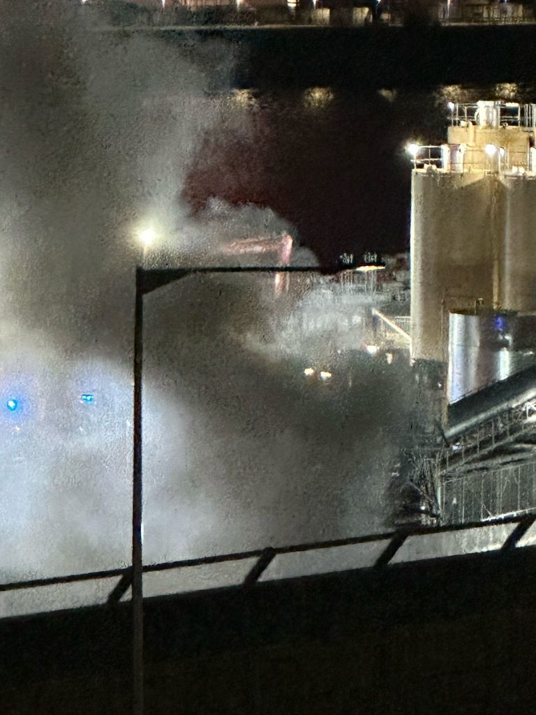 Fire breaks out at Silvertown Tunnel site | New Civil Engineer