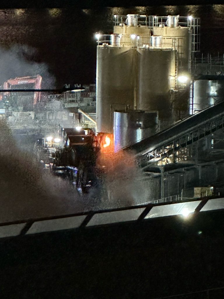 Fire breaks out at Silvertown Tunnel site | New Civil Engineer