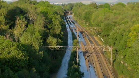 Network Rail forced to close line in Manchester after burst water main ...