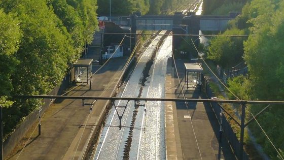 Network Rail reveals railway bridge damage following Manchester burst ...