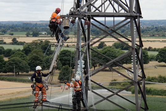 National Grid completes first phase of £130M overhead power line ...