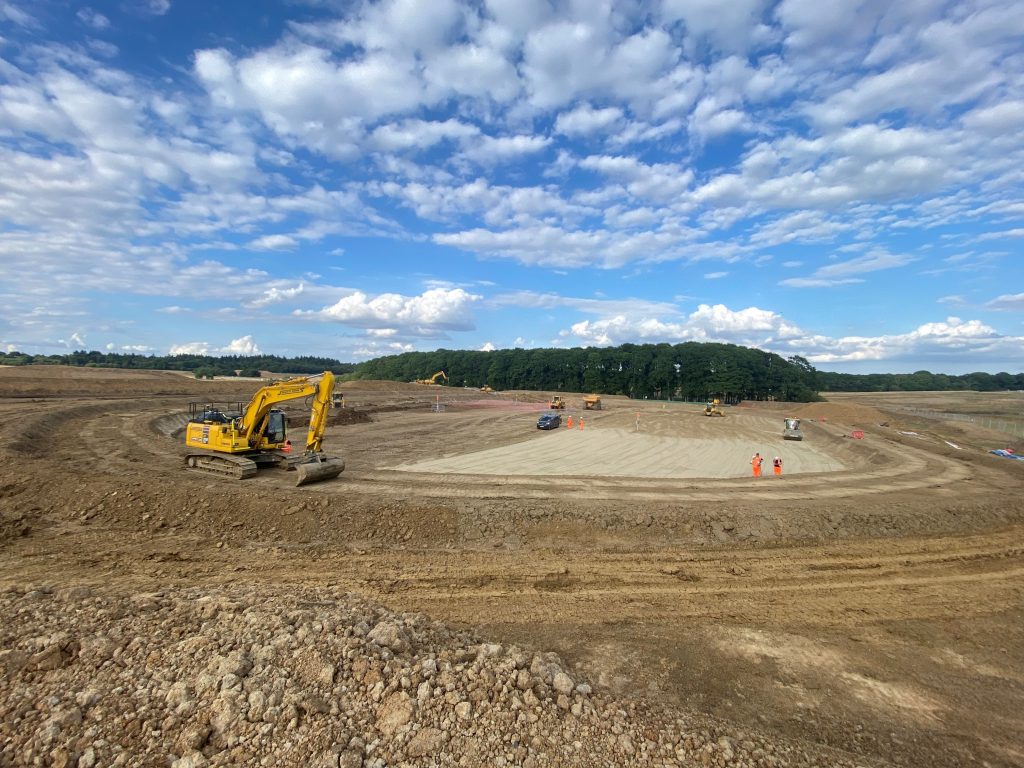 Embankment trial start at Havant Thicket Reservoir site | New Civil ...