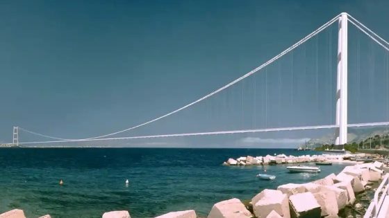 Record-breaking Messina bridge plans revived to link Italy with Sicily ...