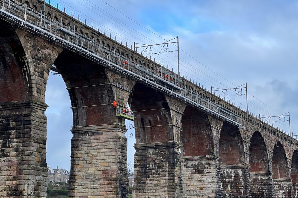 Repairs to Victorian-era Border Bridge in Northumberland extended for ...