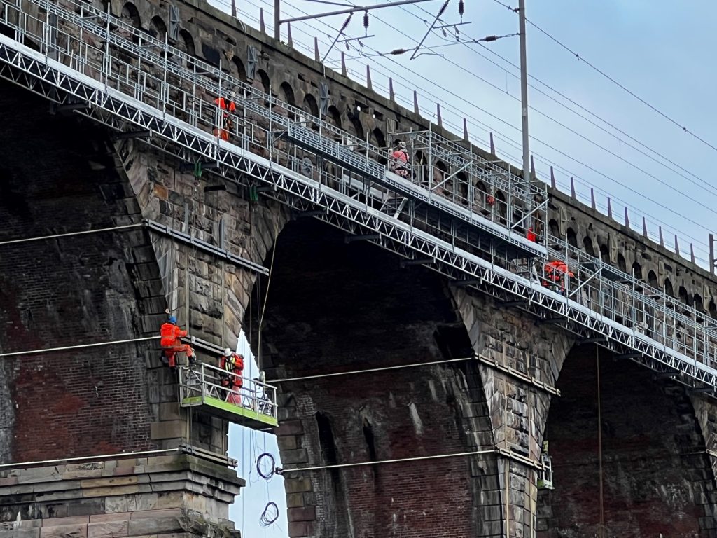 Repairs to Victorian-era Border Bridge in Northumberland extended for ...
