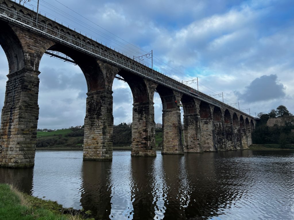 Repairs to Victorian-era Border Bridge in Northumberland extended for ...