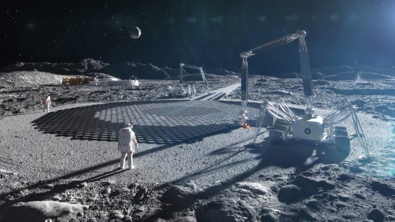 Nasa awards contract for lunar infrastructure construction tech ...