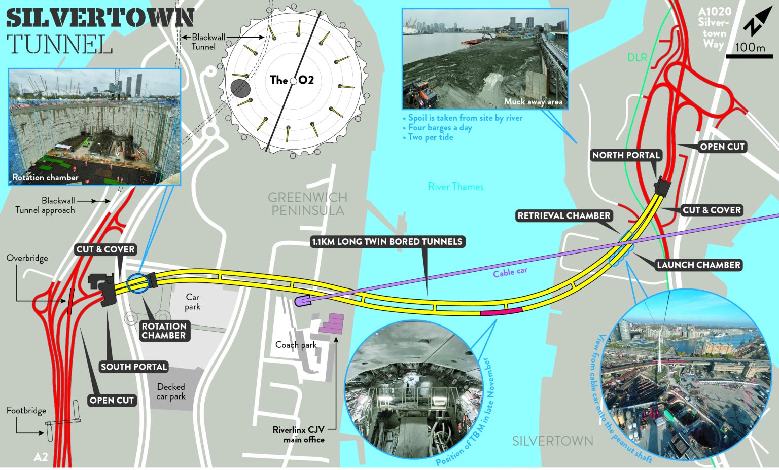 Silvertown Tunnel opening confirmed for April | New Civil Engineer