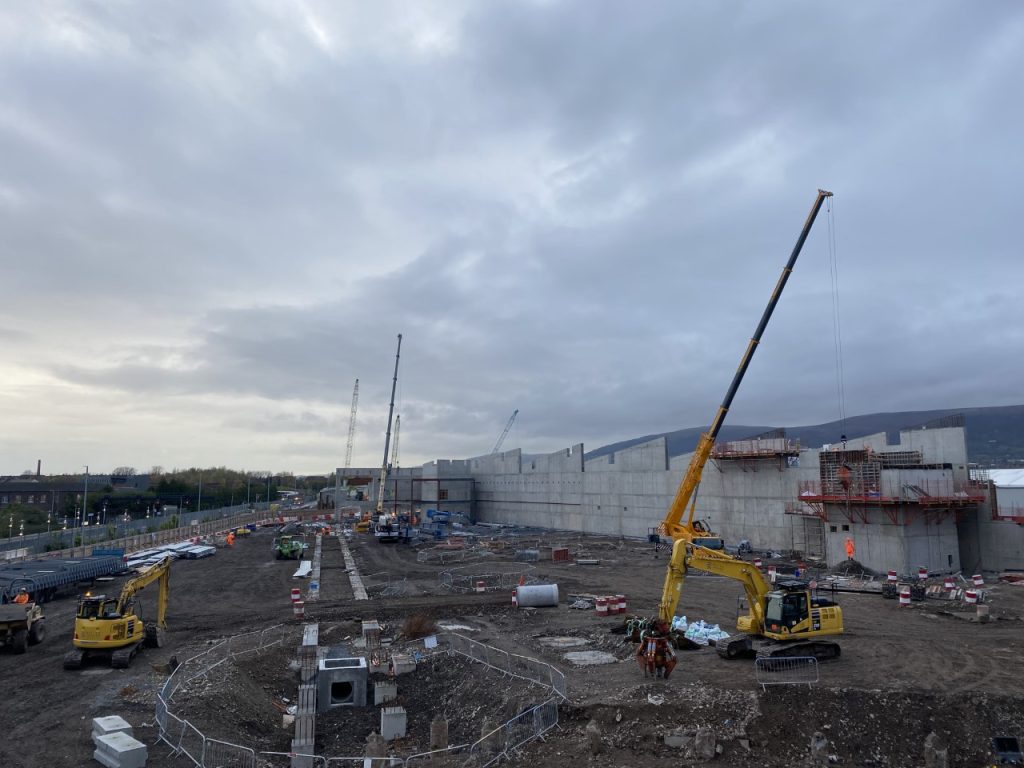 Belfast Grand Central Station construction remains on track despite ...