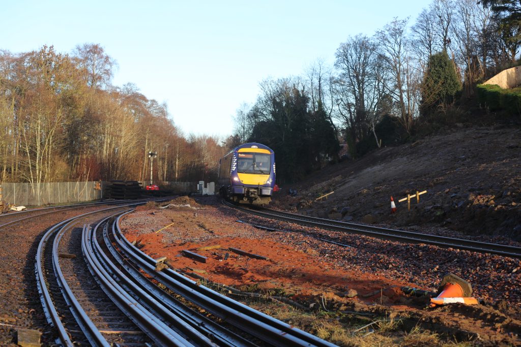 Milestone reached on Network Rail Scots capacity upgrade near Perth ...