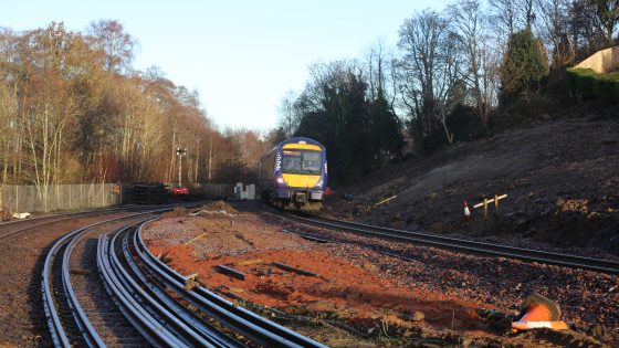Milestone reached on Network Rail Scots capacity upgrade near Perth ...