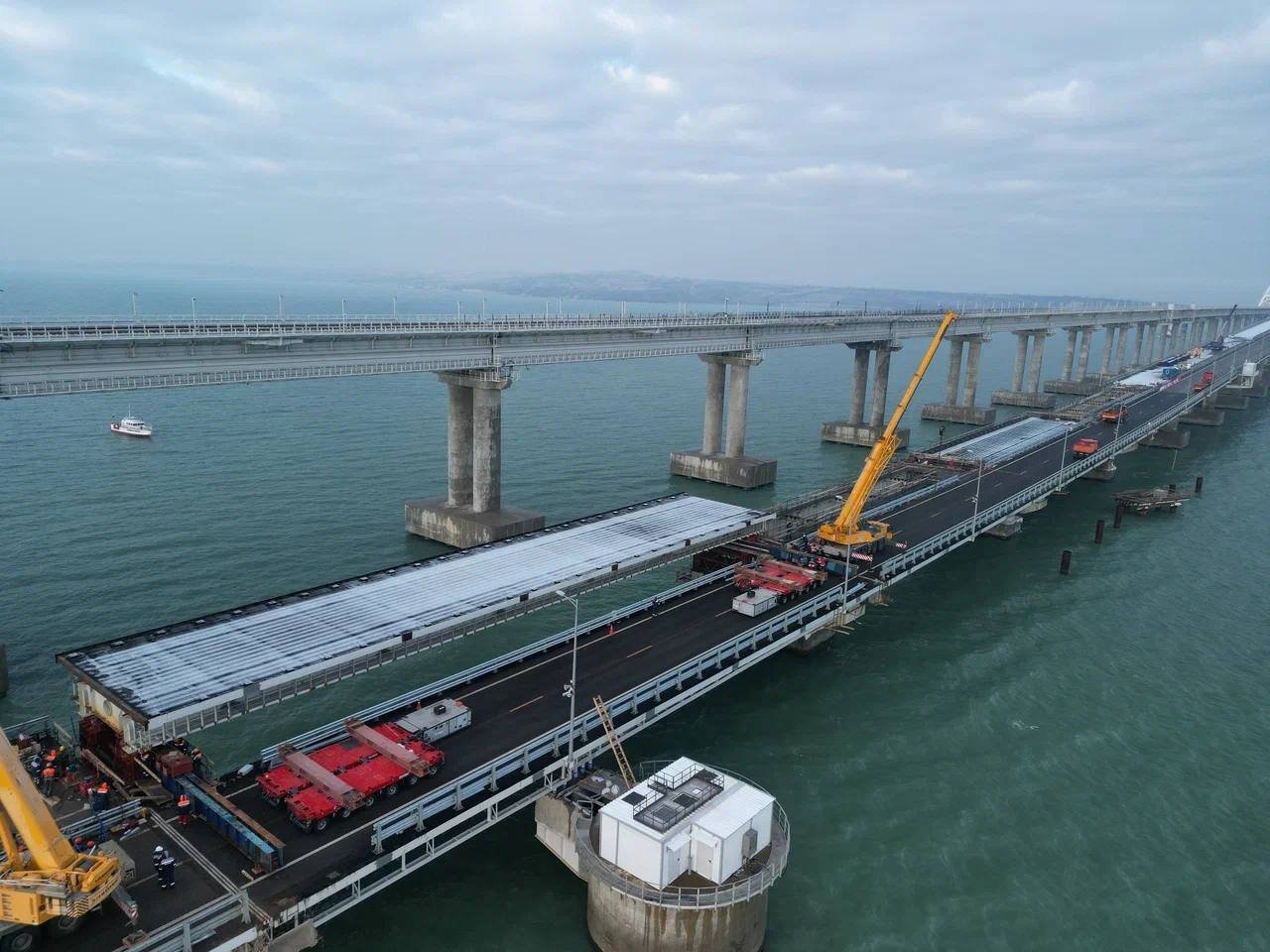 Crimean Bridge repaired and reopened six months ahead of schedule | New ...