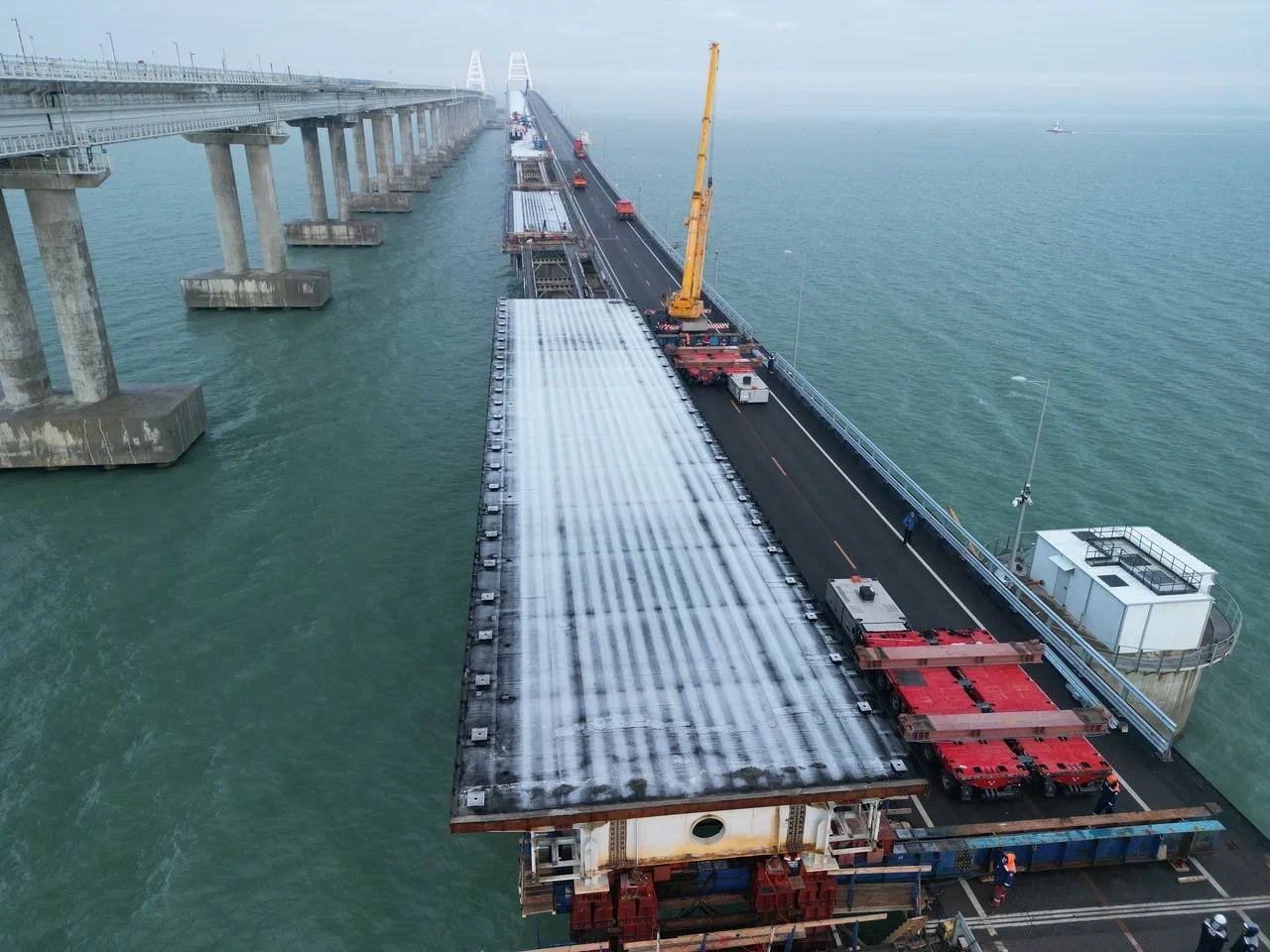 Crimean Bridge repaired and reopened six months ahead of schedule | New ...