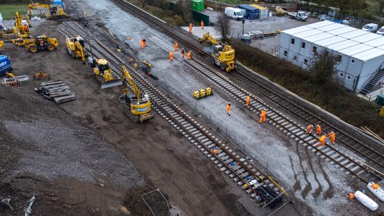 First track installed for £145M rail upgrade between Sheffield and ...