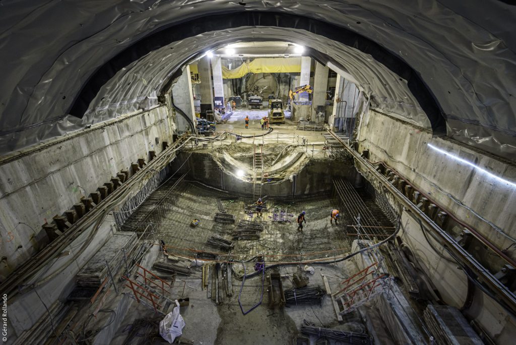 Platform progress on Grand Paris Express’ deepest station | New Civil ...