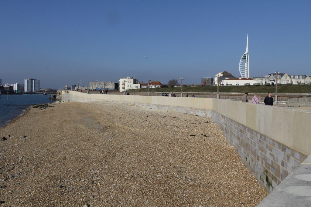 First phase of Portsmouth coastal defence scheme opens to public | New ...