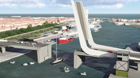 Two huge steel sections for £146M Lowestoft Gull Wing bridge to be ...