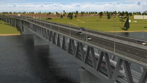 Rail Baltica | Combined high-speed rail and road bridge to be built ...