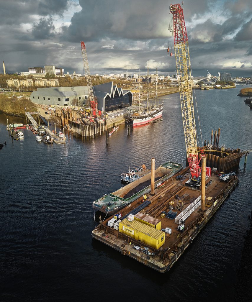 Images show progress made on Glasgow’s Govan-Patrick bridge in first ...