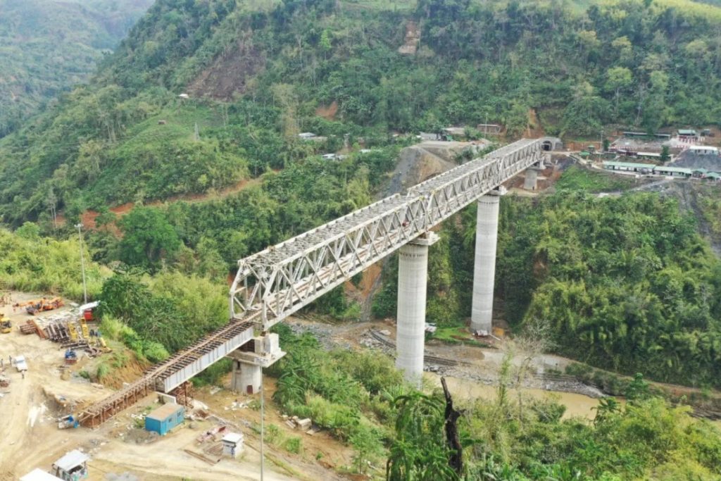 World’s tallest pier railway bridge nears completion in India | New ...