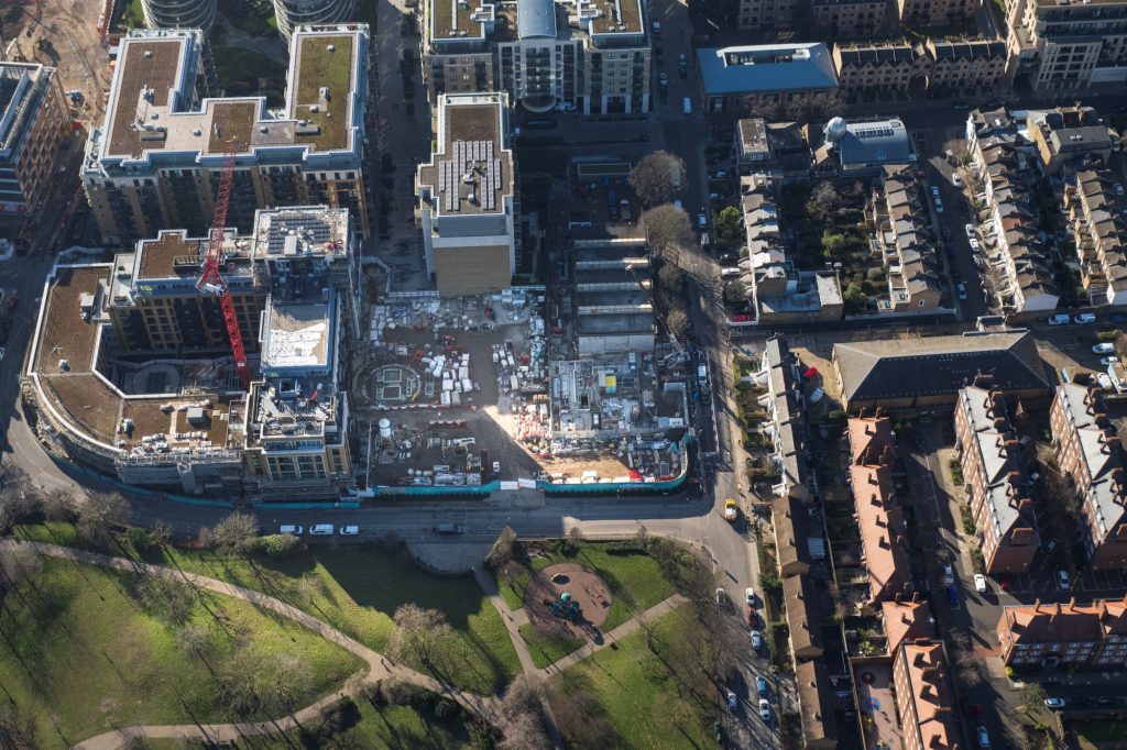 Tideway | Aerial photos show scale of above-ground work on super sewer ...