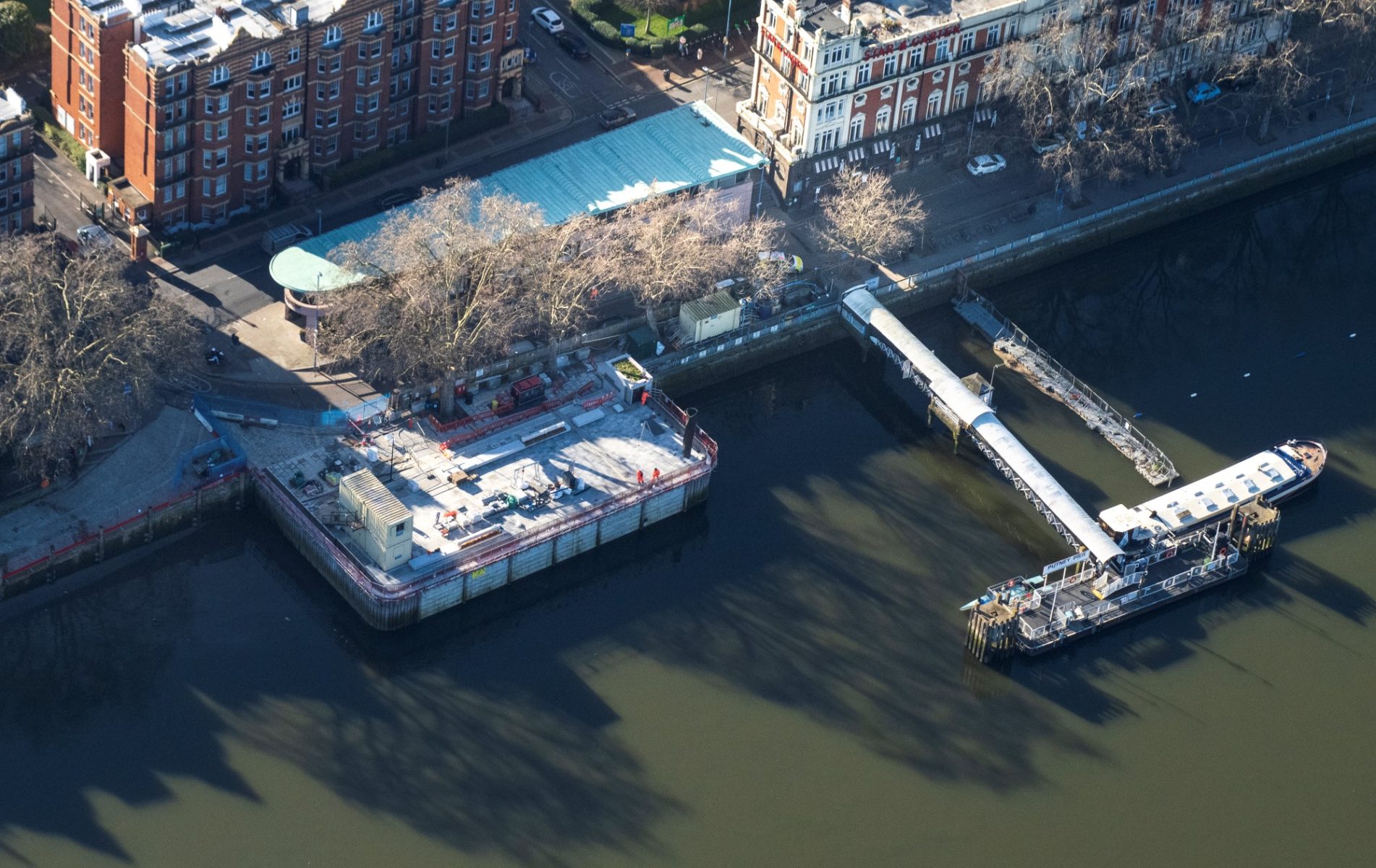 Tideway | Aerial photos show scale of above-ground work on super sewer ...