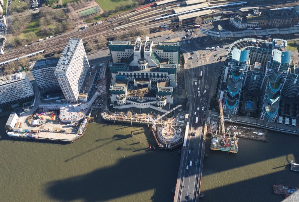 Tideway | Aerial photos show scale of above-ground work on super sewer ...